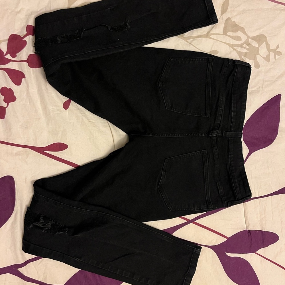 Hot Topic Jeans, Black Distressed Men’s Jeans, 32 X 3… - Gem